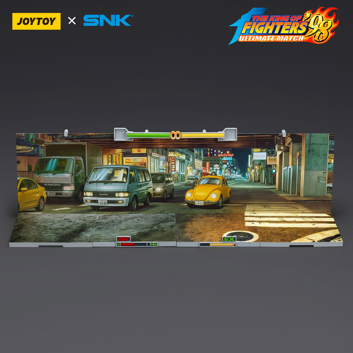 JOYTOY SNK KOF'98UM Stage Base Japan Street Action Figure