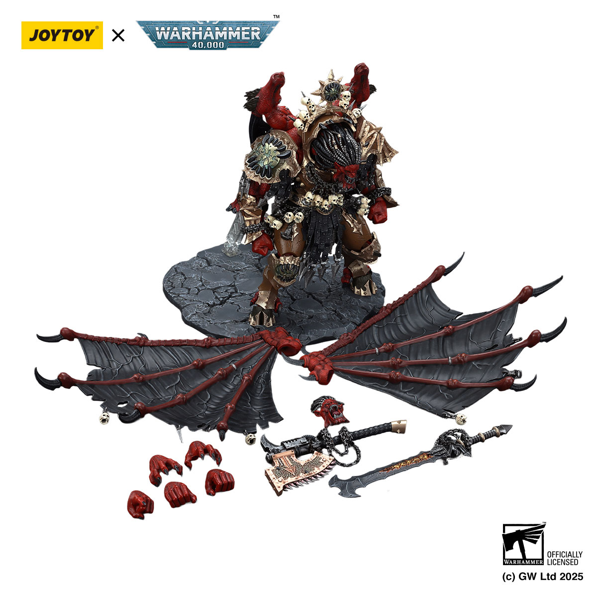 JOYTOY Warhammer World Eaters Angron Daemon Primarch of Khorne Action ...