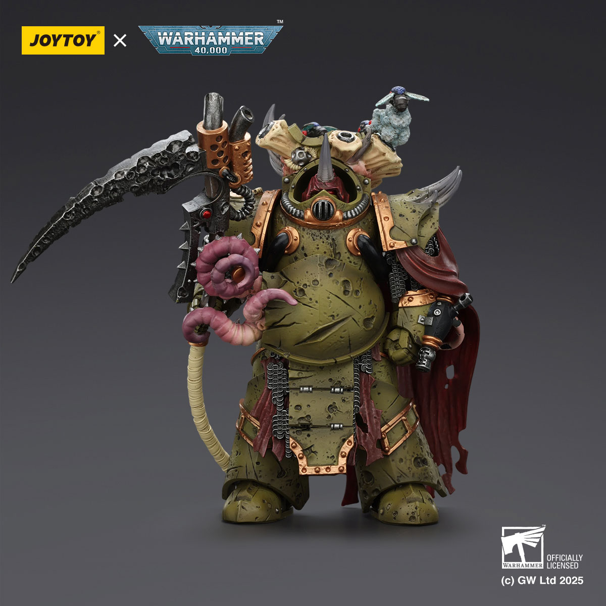 Death Guard Deathshroud Terminator 2 with Manreaper and Plaguespurter ...