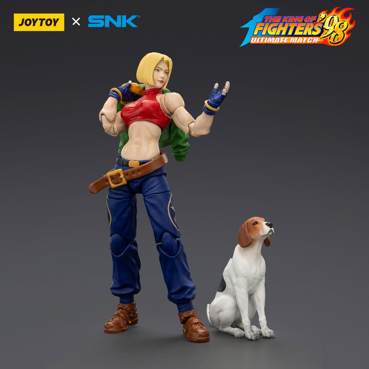 `JOYTOY Blue Mary | KOF '98 UM '97 Special Team | 13.2cm Action Figure`