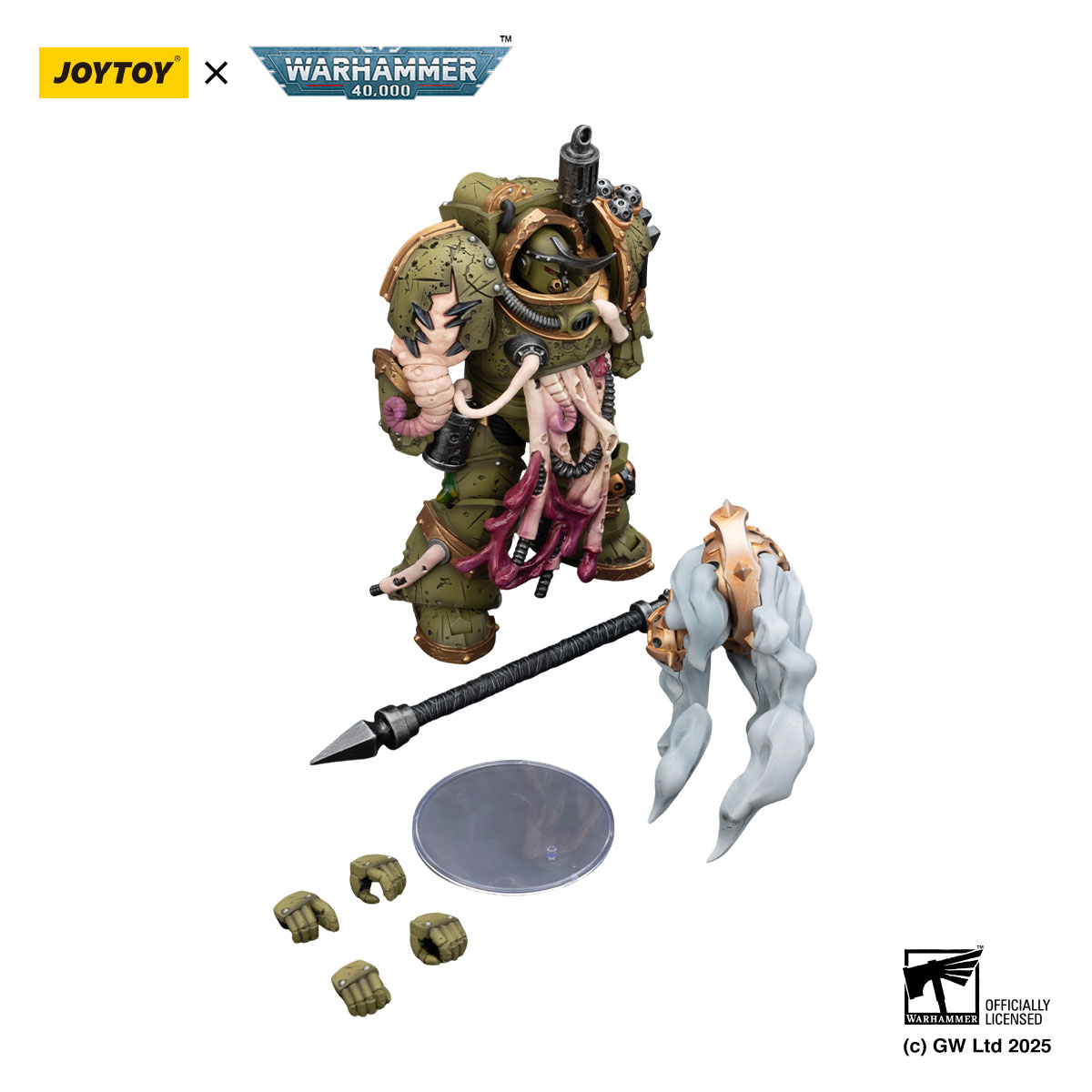 JOYTOY Death Guard Blightlord Terminator Squad | 1/18 Set