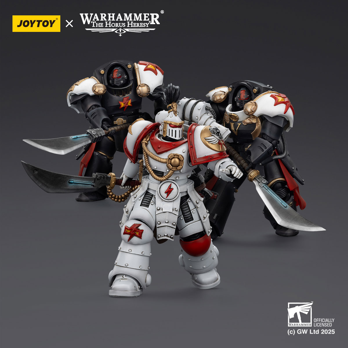 JOYTOY White Scars Terminator Squad & Legion Praetor | 1/18 Figures