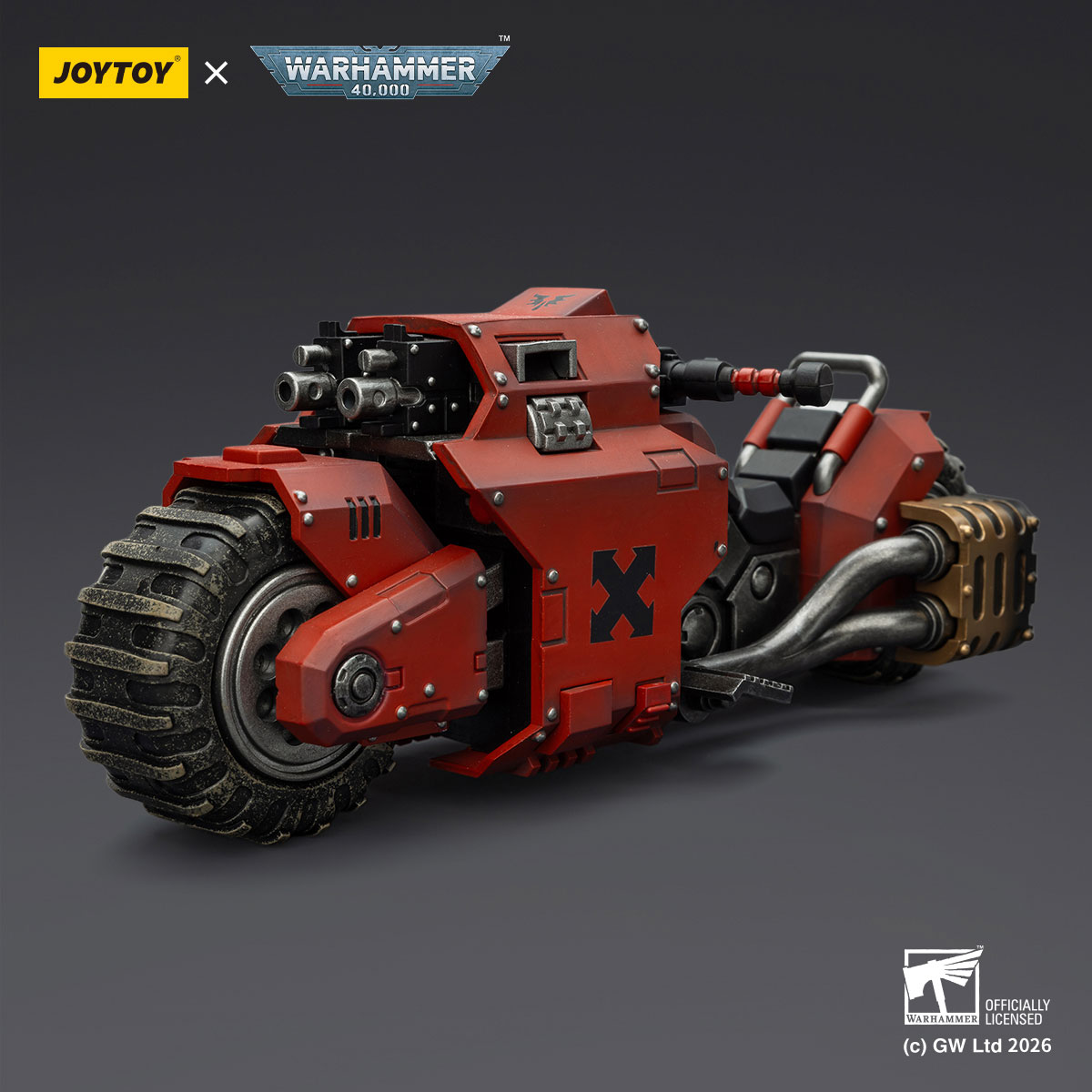JOYTOY Blood Angels Raider-pattern Combat Bike with twin-linked bolt ...