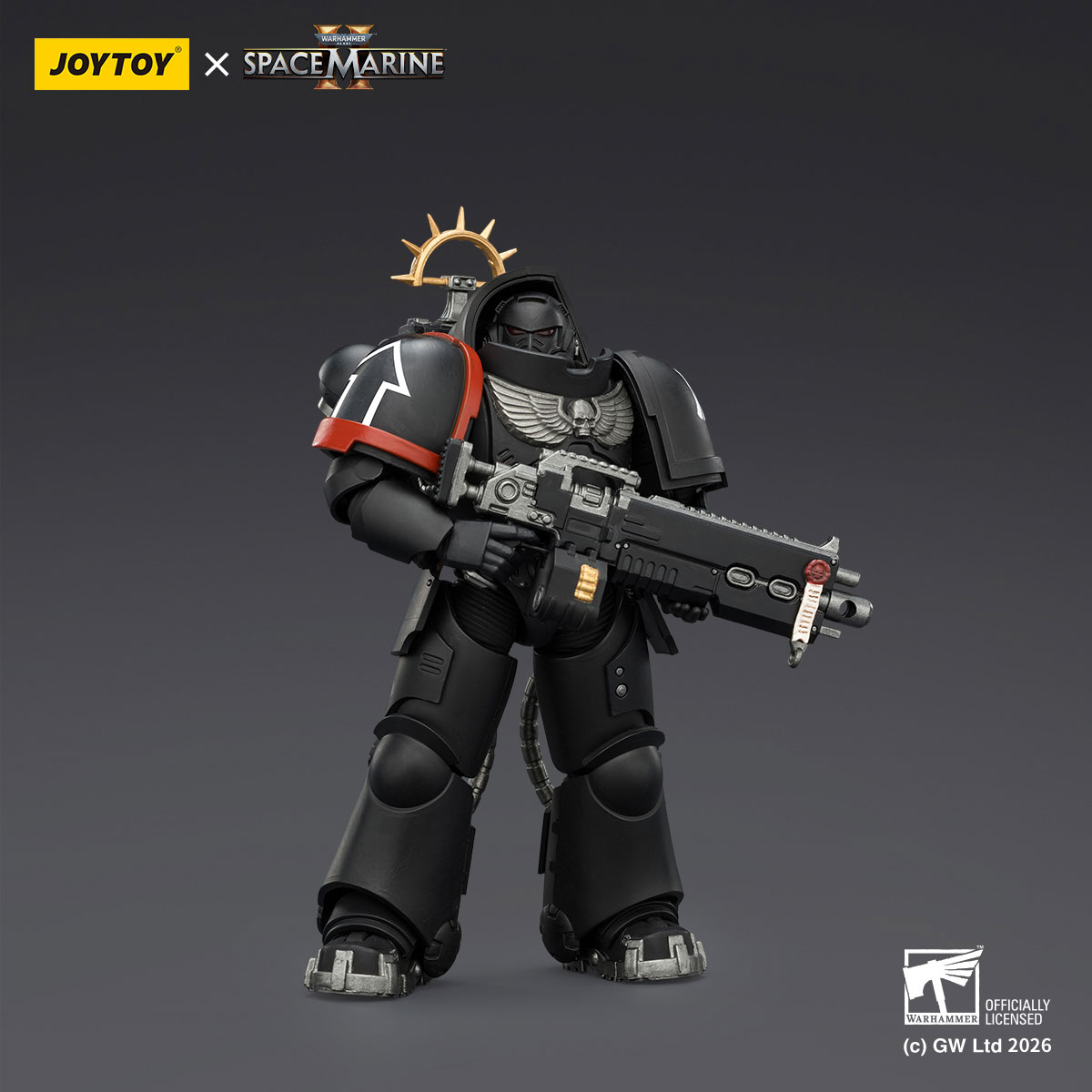 Raven Guard Heavy Intercessor Figure | Warhammer 40K - JOYTOY