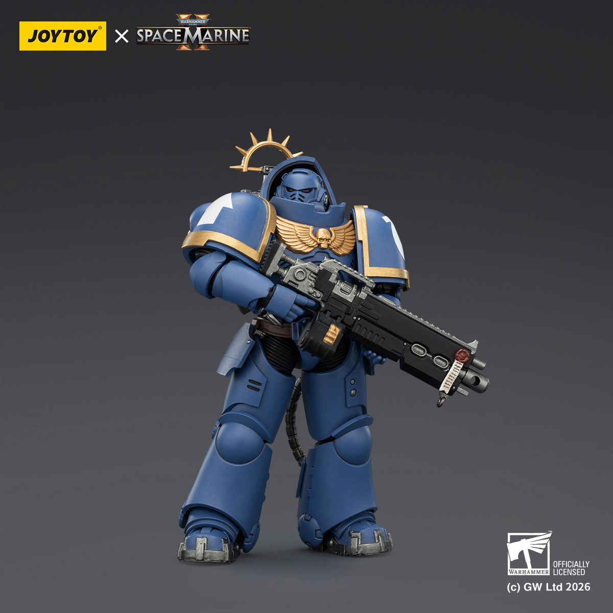 Heavy Intercessor Figure Ultramarines Warhammer 40K - JOYTOY