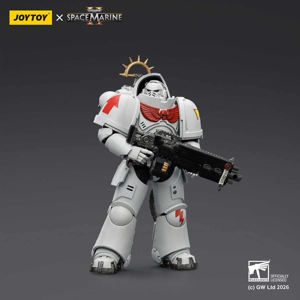 White Scars Heavy Intercessor Figure | Warhammer 40K - JOYTOY