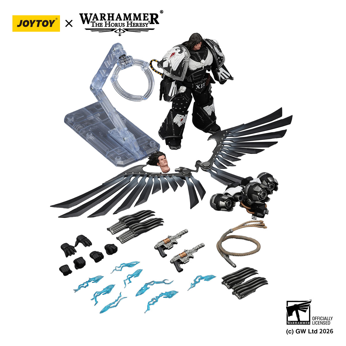 Corvus Corax Figure JOYTOY Warhammer 30K Raven Guard